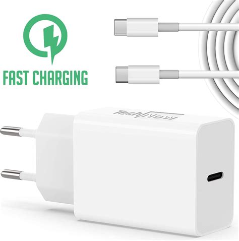 Snellader Usb C Oplader Adapter Met Usb C Kabel Usb C Naar Usb C Universeel Voor