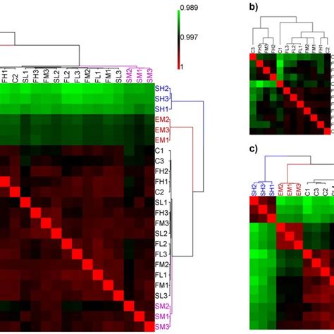 The Hierarchical Clustering Analysis And Heatmap Of The Correlation