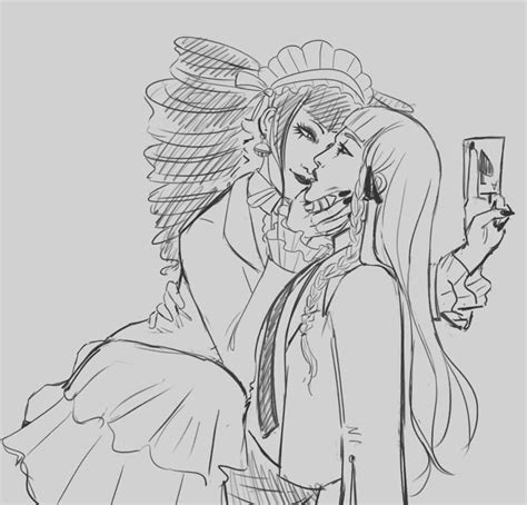 Celestia Ludenberg X Kyoko Kirigiri Danganronpa Characters