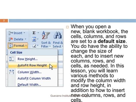 Lesson3 Modifying Columns Rows And Cells Ppt