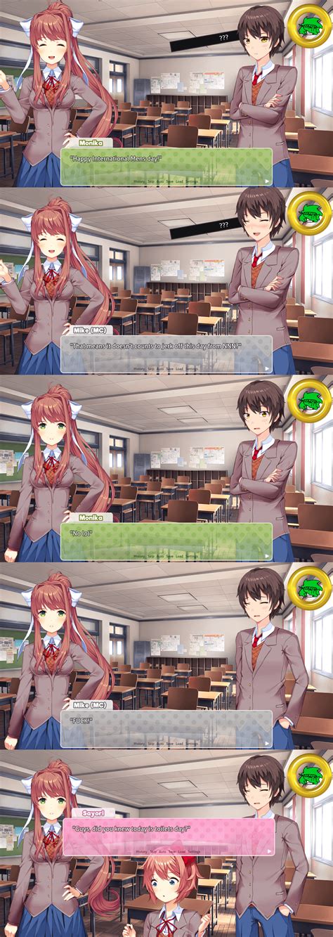 I Didnt Even Knew It Was My Day Today R Ddlc