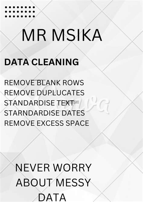 Do Data Cleaning On Ms Excel By Msikambhoni Fiverr