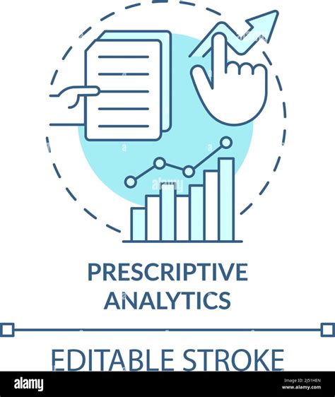 Prescriptive Analytics Turquoise Concept Icon Stock Vector Image Art Alamy