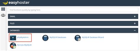 Comment Importer Une Base De Données Mysql Easyhoster