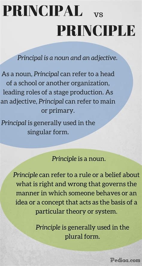 Difference Between Principal And Principle