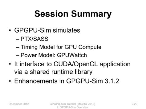 2 Gpgpu Sim Overviewpptx Computing Technology And Computing 2 Gpgpu Sim Overviewpptx Computing Technology And Computing