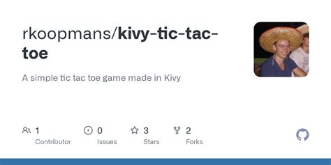 github rkoopmans kivy tic tac toe a simple tic tac toe game made in kivy