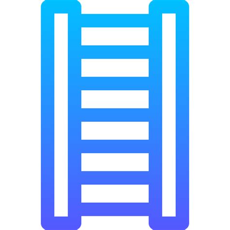 Ladder Basic Gradient Lineal Color Icon