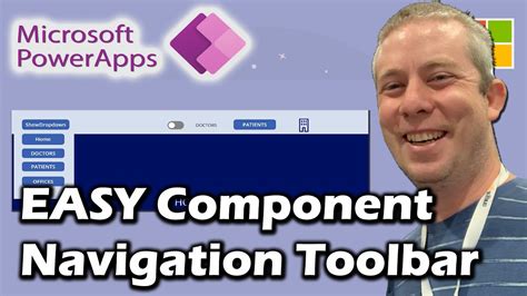 reusable navigation toolbar component fast in power apps youtube