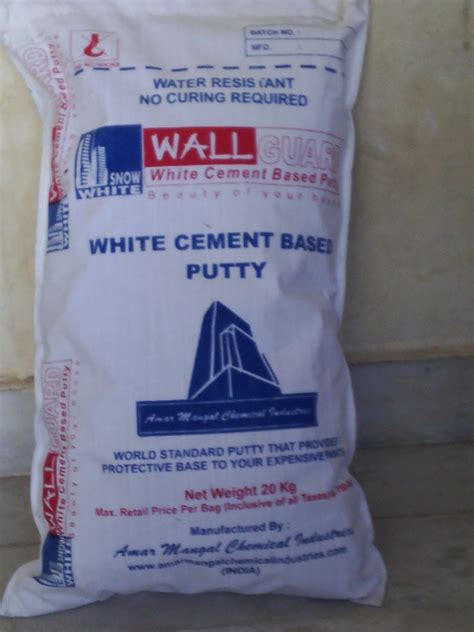 White Cement Based Wall Putty At ₹ 700bag Jodhpur Id 8309492262