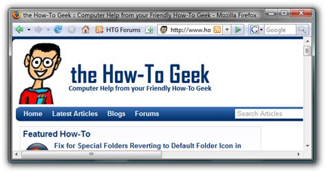 Conserve Space In Firefox By Combining Toolbars