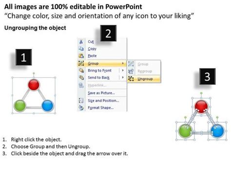 Strategic Management Triangular Process Flow Chart Marketing Diagram