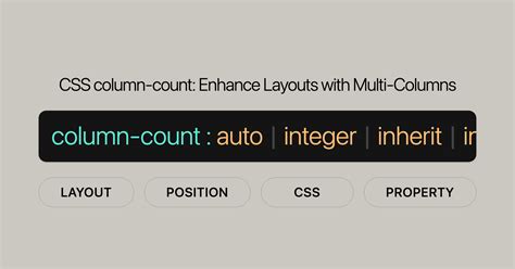Css Column Count Enhance Layouts With Multi Columns