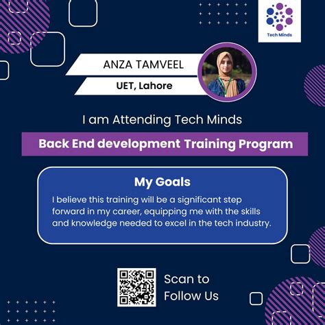 Anza Tamveel On Linkedin Techminds Backend Training