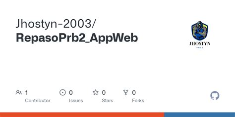 Github Jhostyn Repasoprb Appweb