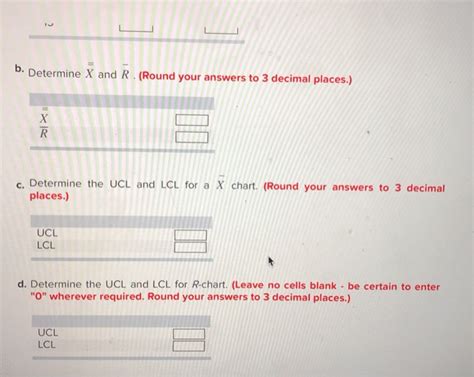 Solved A Calculate The Mean And Range For The Above Chegg Com