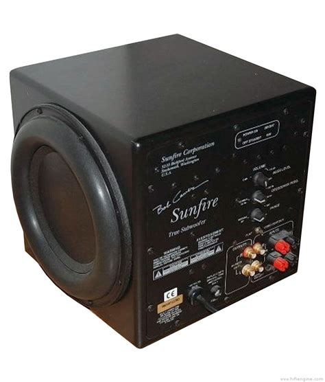 Sunfire True Subwoofer Powered Loudspeaker System Manual Hifi Engine