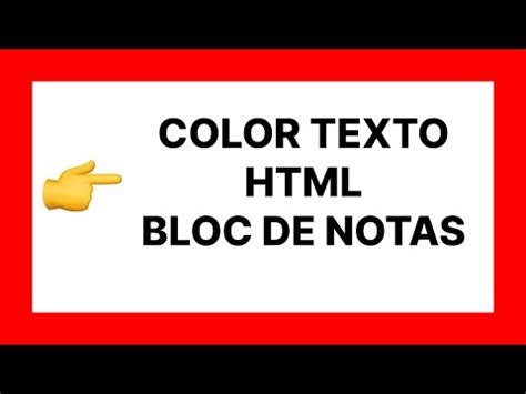 Cómo dar color a un texto en HTML Guía y ejemplos
