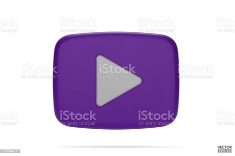 보라색 비디오 카메라 아이콘은 흰색 배경에 격리됩니다 3d 현실적인 영화 아이콘 응용 프로그램 및 웹 페이지의 인터페이스에 대한 재생 버튼 비디오 스트리밍 멀티미디어 개념