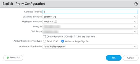 Configure Authentication For Explicit Web Proxy