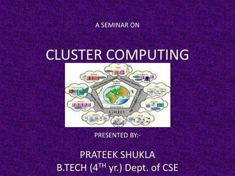 Ppt A Seminar On Cluster Computing Powerpoint Presentation Free Download Id 9497302