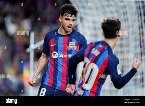 Barcelona Oct 9 Pedri Celebrates After Scoring A Goal During The