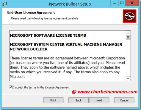 Install And Configure Vmm Network Builder Scvmm Cloud Hyperv