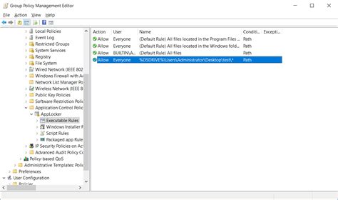 Implement AppLocker Rules In Windows Server 2016 RootUsers