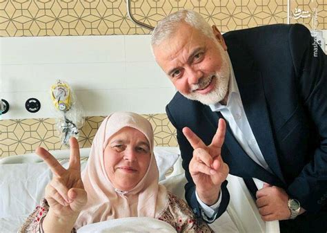 مشرق نیوز عکس همسر اسماعیل هنیه پس از شنیدن خبر شهادت فرزندان و نوه هایش