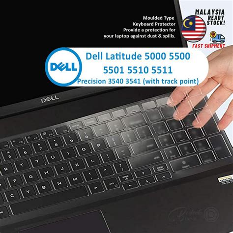 Keyboard Protector For Dell Latitude 5500 5501 5510 5511 Dell Precision 3500 Series 3540 3541 15