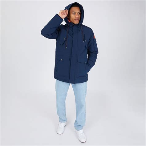 Mo Parka Jacke Herren Marineblau