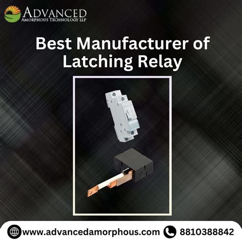 Best Latching Relay Provider — Advanced Amorphous Advanced Amorphous