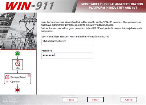 Win 911 Installation