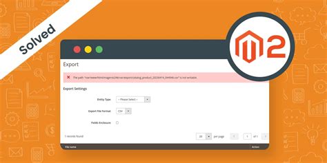 Solved Magento 2 Export Product Csv File Permission Issue