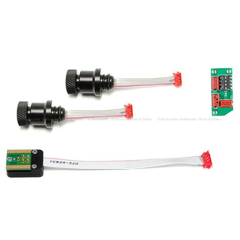 Aquatica Dual Strobes Connectors Assy With Switch Circuit And Canon Type