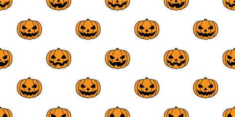 호박 원활한 패턴 할로윈 벡터 유령 스카프 절연 반복 벽지 타일 배경 10월에 대한 스톡 벡터 아트 및 기타 이미지 10월 가을 감정 Istock