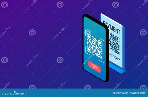 Phone Scanning Qr Code Vector Illustration Stock Illustration Illustration Of Cellphone