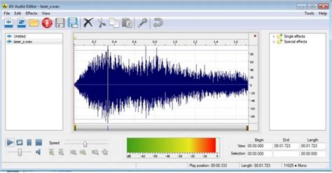 Easily Edit And Morph Audio Files With AV Audio Editor MajorGeeks