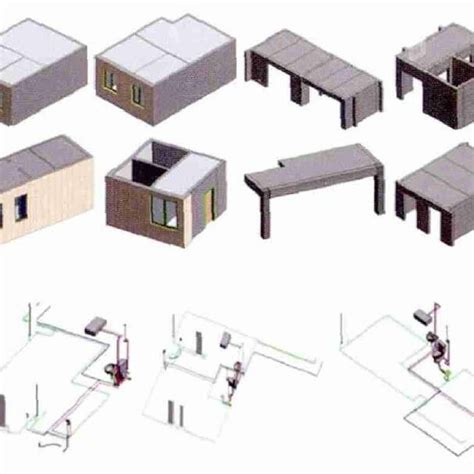 Modules At Different Level And The On Site Erection Of Components Download Scientific Diagram