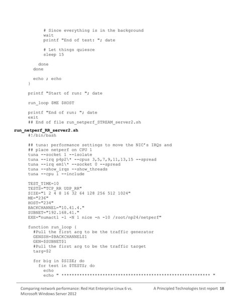 Comparing Network Performance Red Hat Enterprise Linux 6 Vs Microsoft Windows Server 2012 Pdf