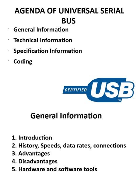 Universal Serial Bus Pdf Usb Computer Architecture