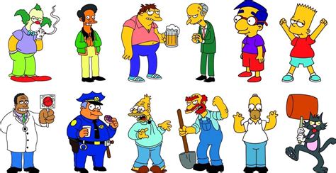 The Simpsons Layout Free Vector File
