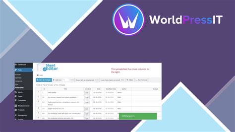 Wp Sheet Editor Premium Addons Worldpress It