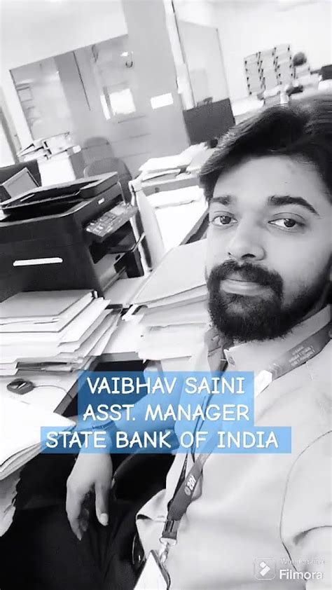 Vaibhav Saini• Assistant Manager • State Bank Of India Motivation Sbipo Sbi