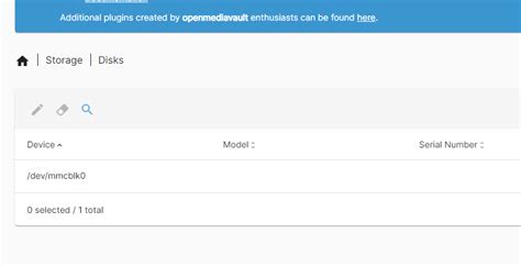 Disks Missing Openmediavault General Openmediavault