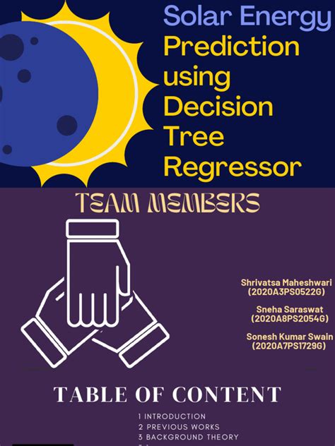 solar energy prediction using decision tree regressor pdf solar