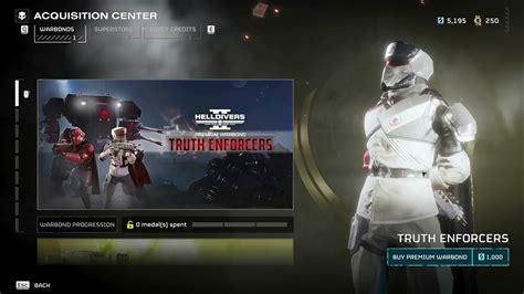 Helldivers 2 Truth Enforcers Warbond Youtube
