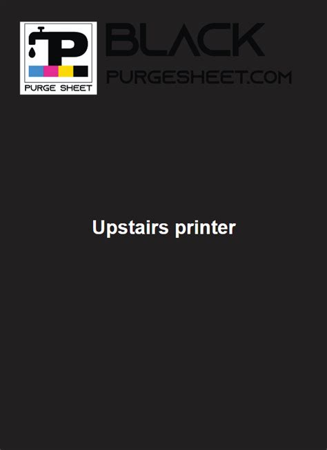 Create Your Pdf Purge Sheets For Printer Cleaning