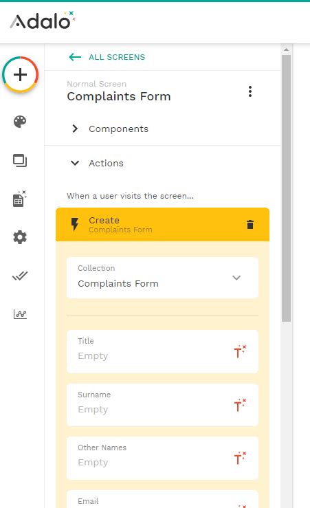 Is It Possible To Build A Form Just Using Form Field To Build A Form Get Help Adalo