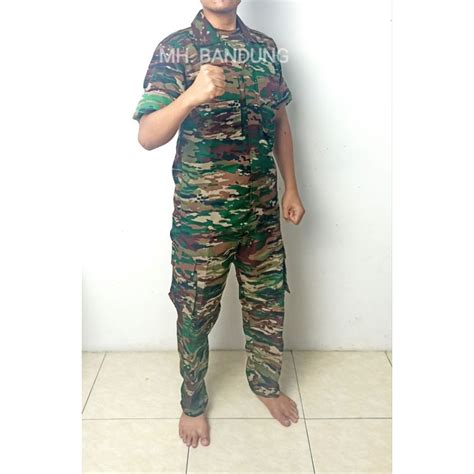 Jual Baju Pdl Tni Ad Loreng Kasad Nkri Shopee Indonesia